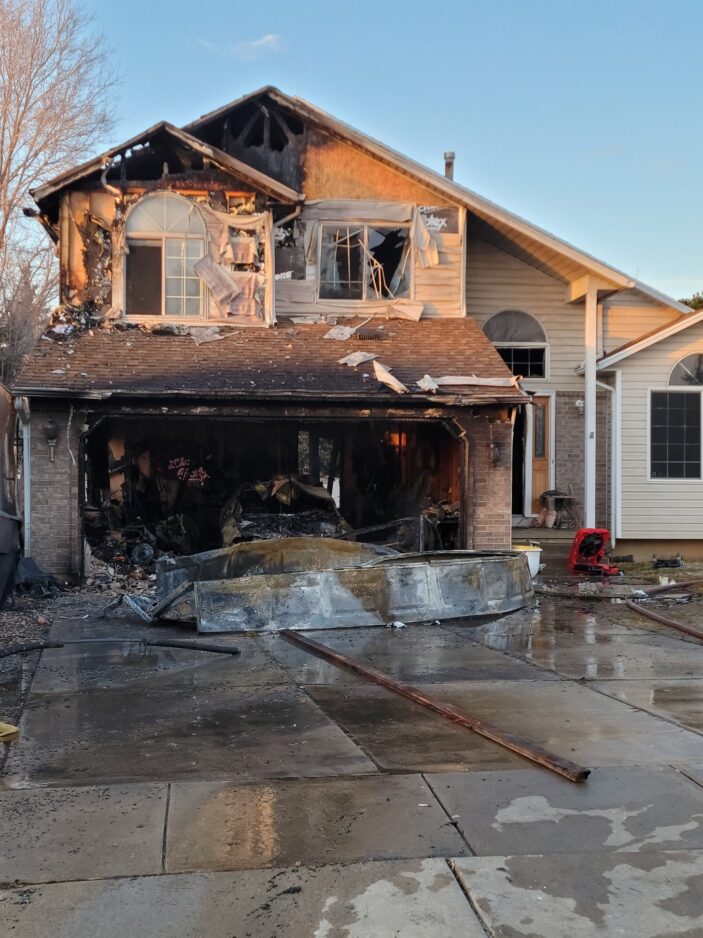 Fire guts Clinton home; 4 people displaced | News, Sports, Jobs ...